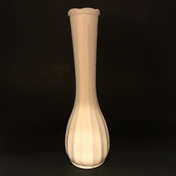 Carl Lowery Glass Co. | Accents | Vtg Carl Lowery Glass Co Ribbed Milk ...
